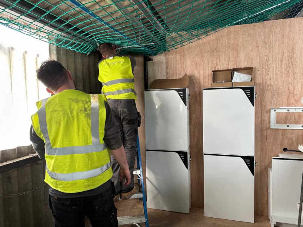 Driveline St Austell Solar PV Asbestos Roof & Commercial Battery